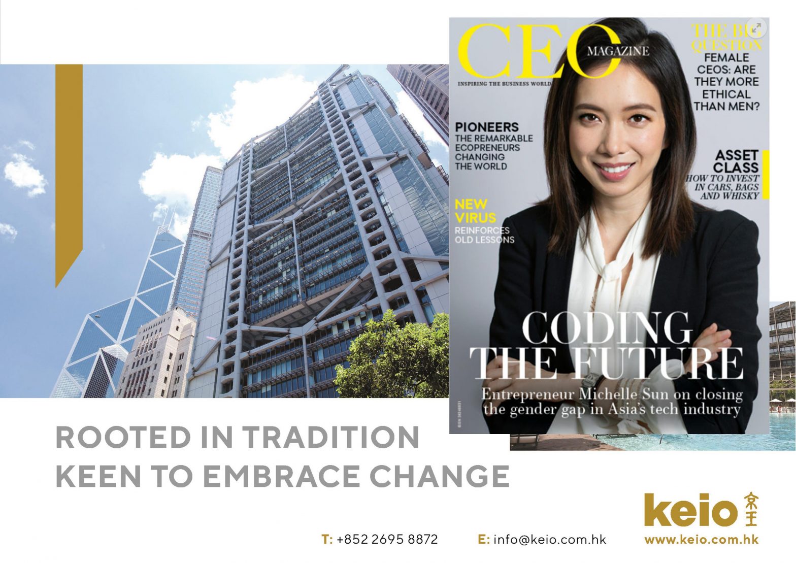 KEIO features in The CEO Magazine - Keio